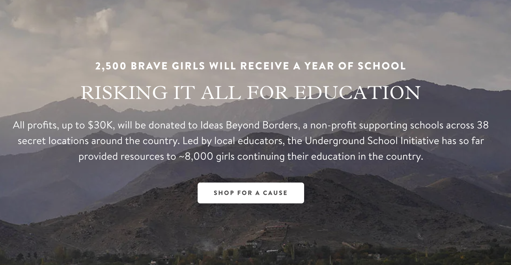 The Citizenry’s Black Friday Fund Supports Education for Afghan Women and Girls – Ideas Beyond ...